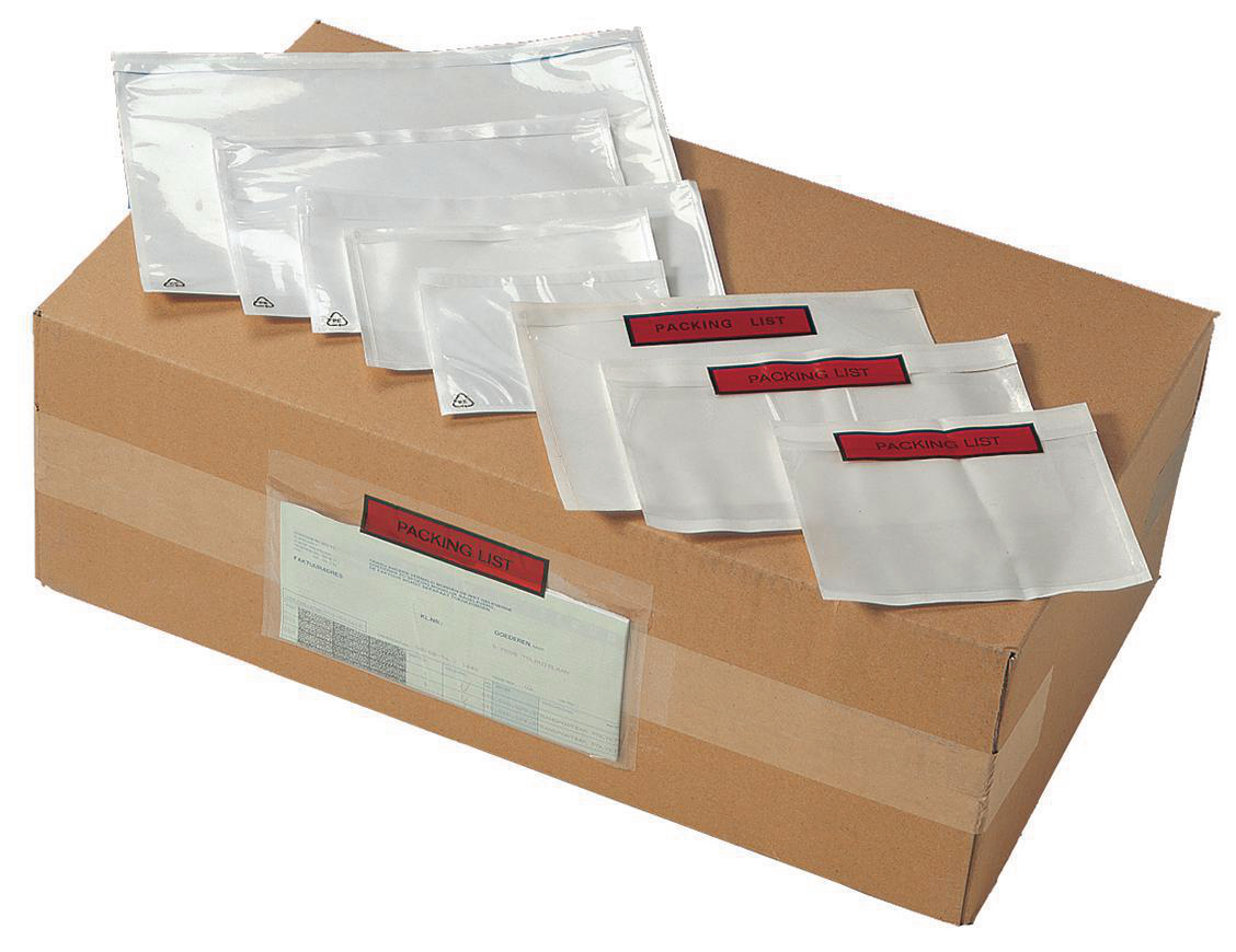 Nalepovacie obálky na dokumenty Pac-List, Packing list - Manutan.sk