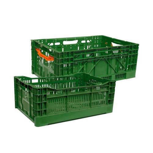 Skladacie perforované prepravky HDPE - Manutan.sk